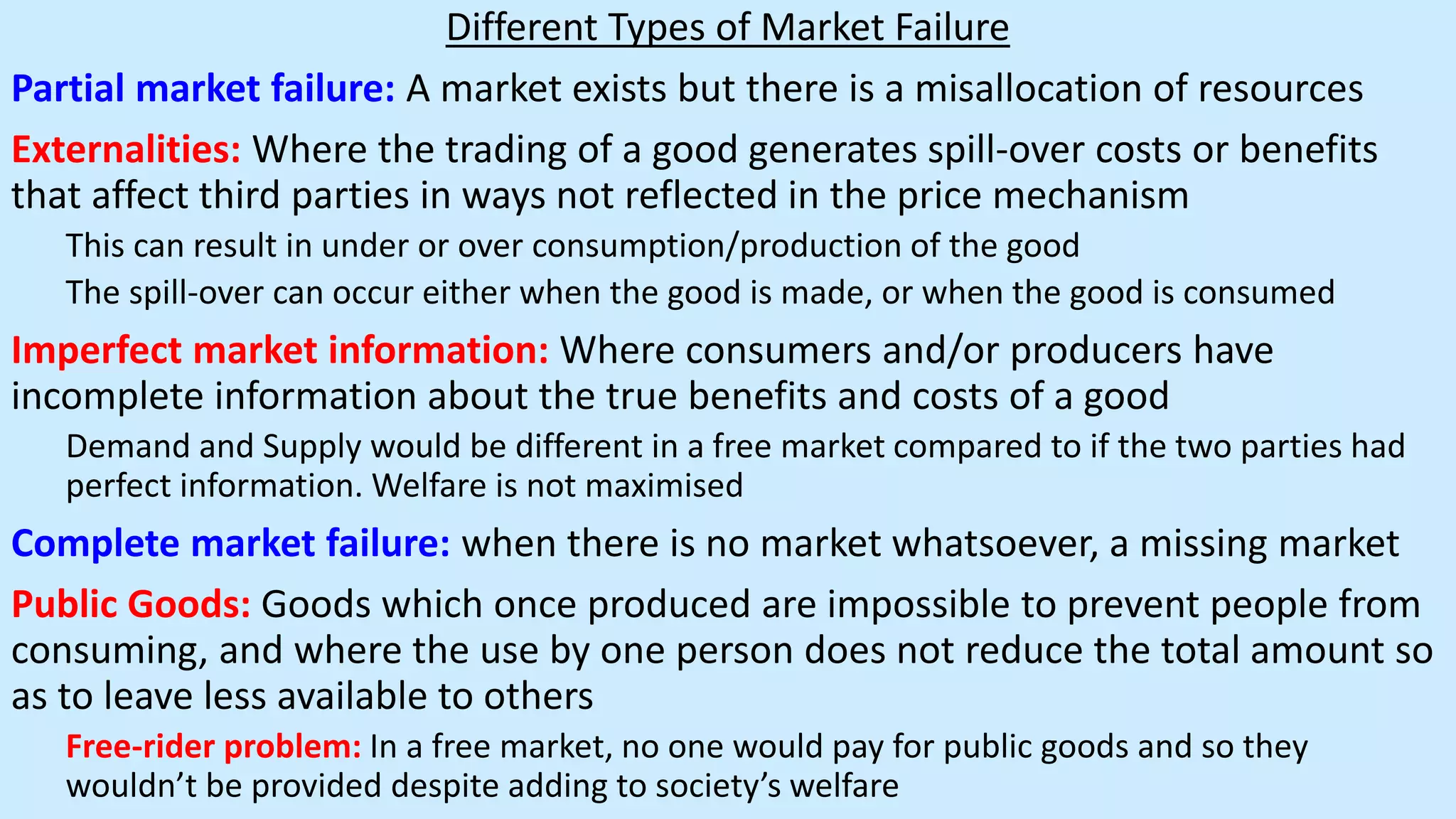 Types of Market Failure | PPTX