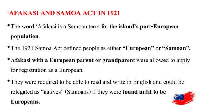 THE SAMOAN MAU MOVEMENT: THE RISE OF THE SECOND MAU MOVEMENT | PPTX