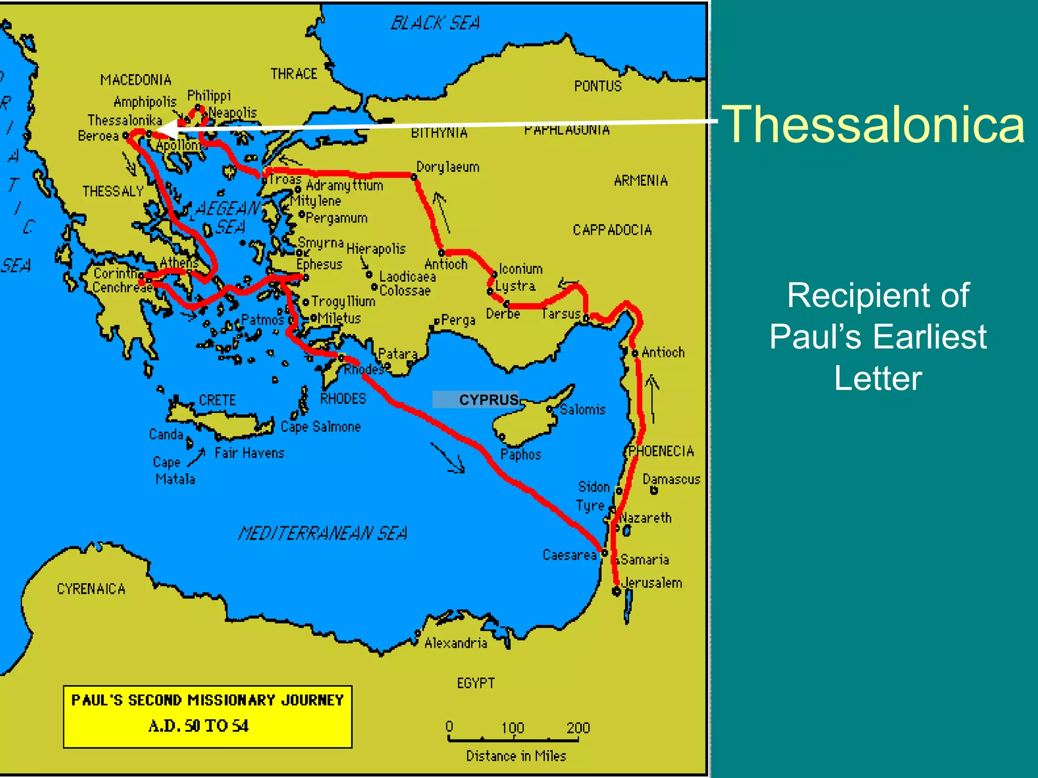 Paul’s Second Missionary Journey | PPT