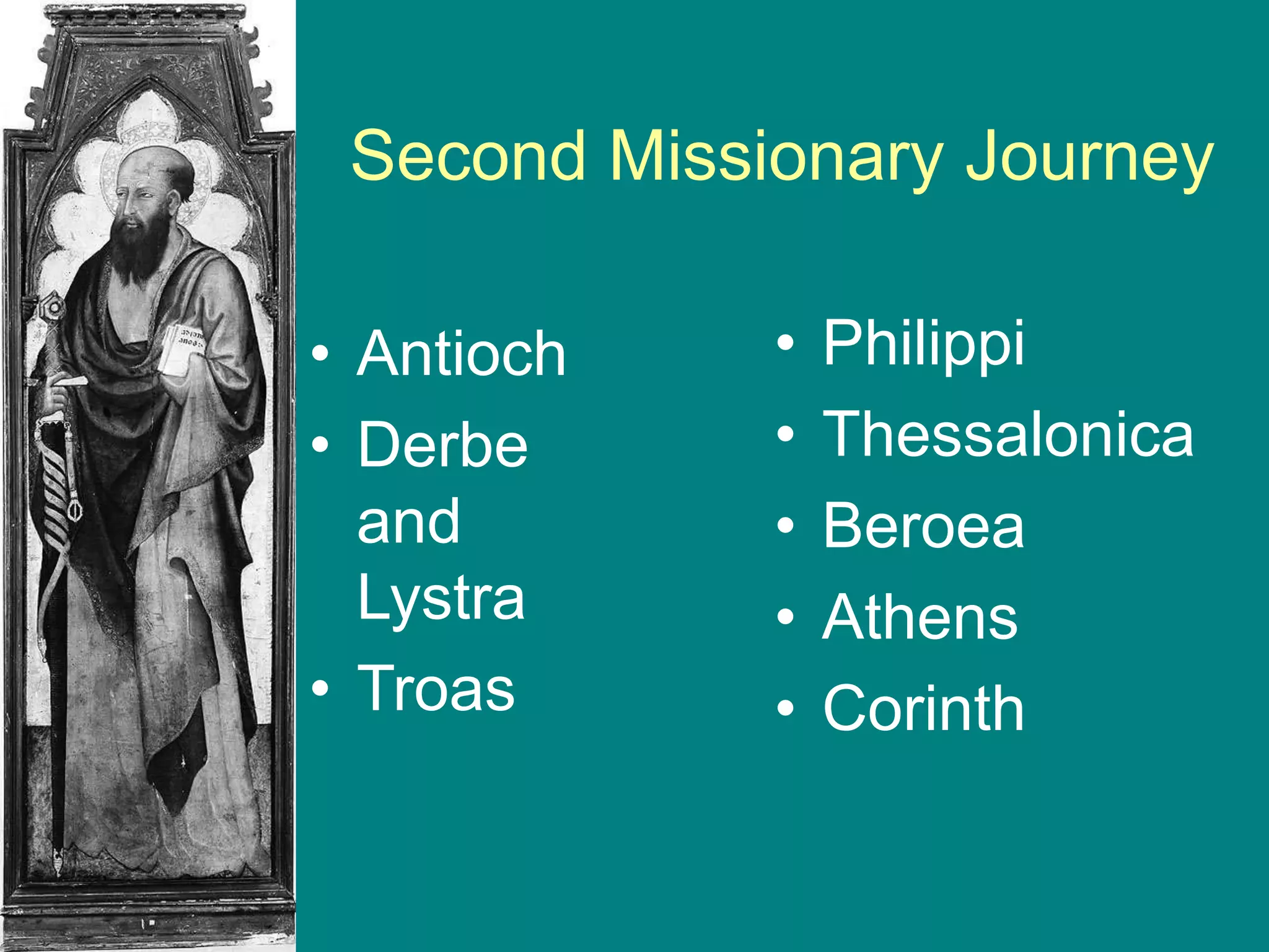 Paul’s Second Missionary Journey | PPT