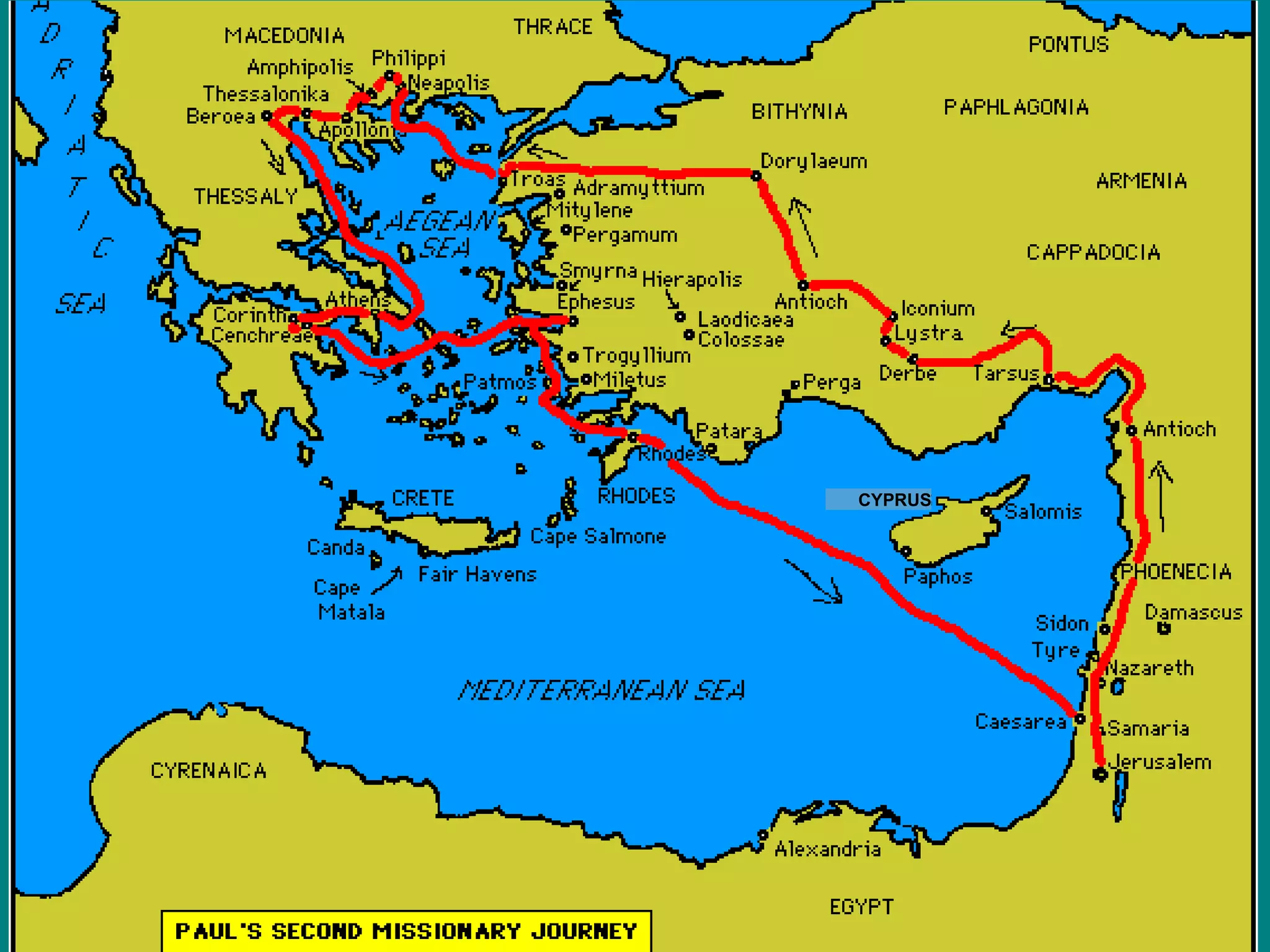 Paul’s Second Missionary Journey | PPT