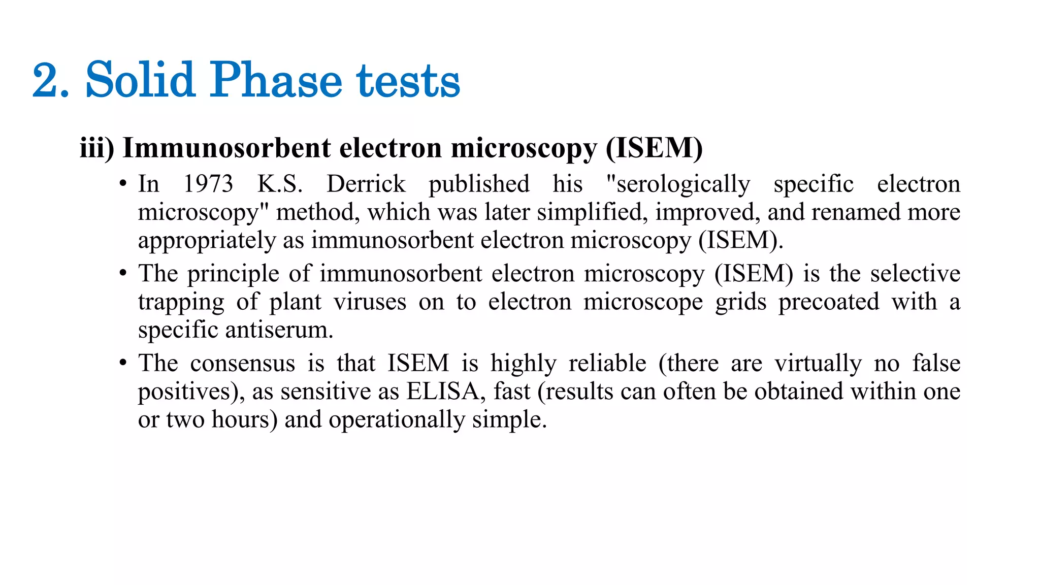 Serological detection techniques of plant viruses | PDF