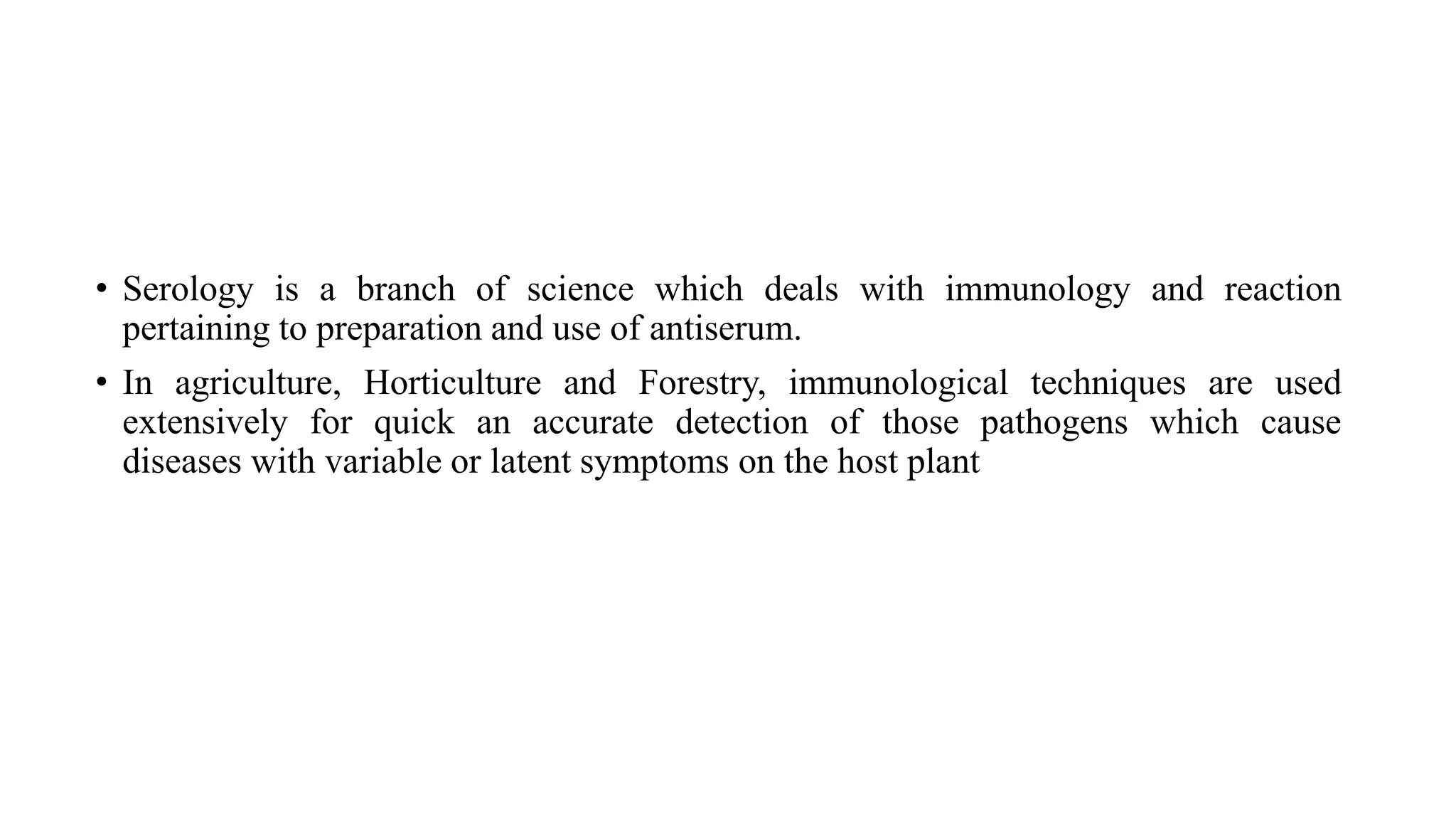 Serological detection techniques of plant viruses | PDF