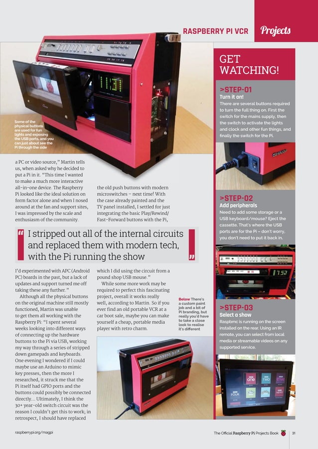 THE Official RASPBERRY PI PROJECTS BOOK | PDF