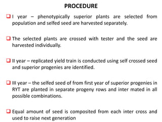 16.Recurrent selection | PPTX