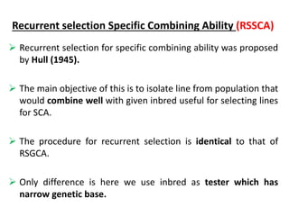 16.Recurrent selection | PPTX