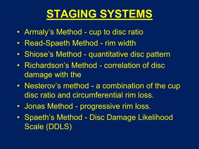Clinical evaluation of optic disc changes | PPT