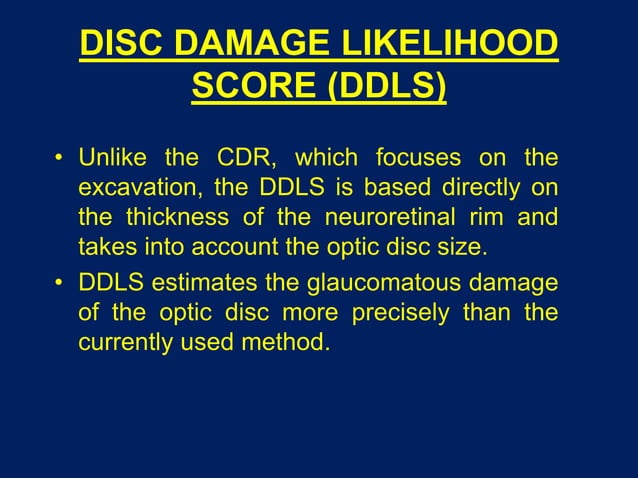 Clinical evaluation of optic disc changes | PPT