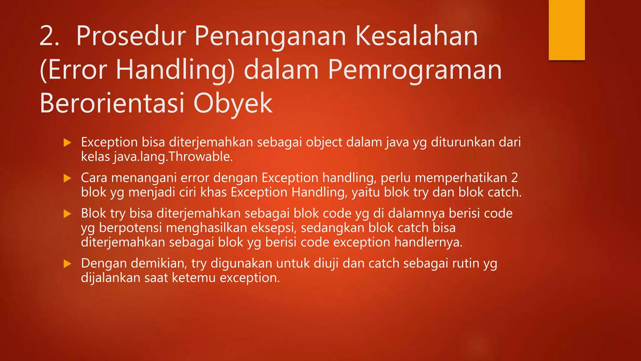 16. error handling | PPTX