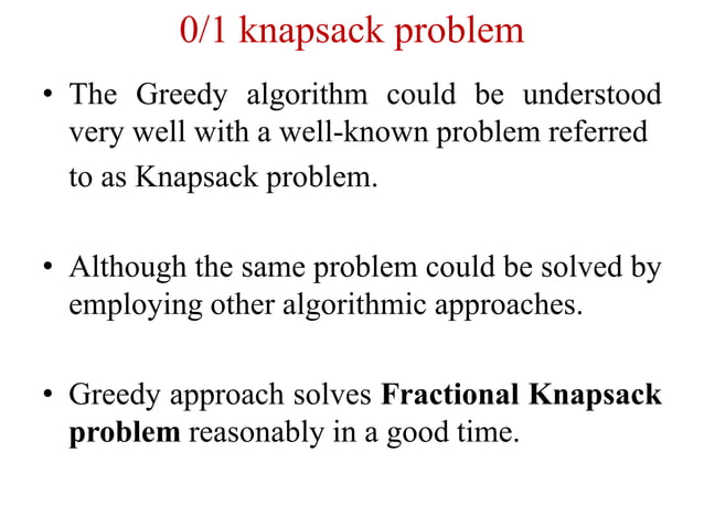daa-unit-3-greedy method | PPTX | Programming Languages | Computing