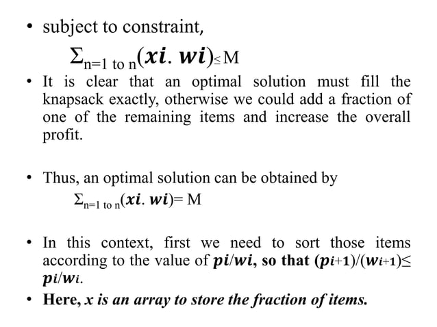 daa-unit-3-greedy method | PPTX | Programming Languages | Computing