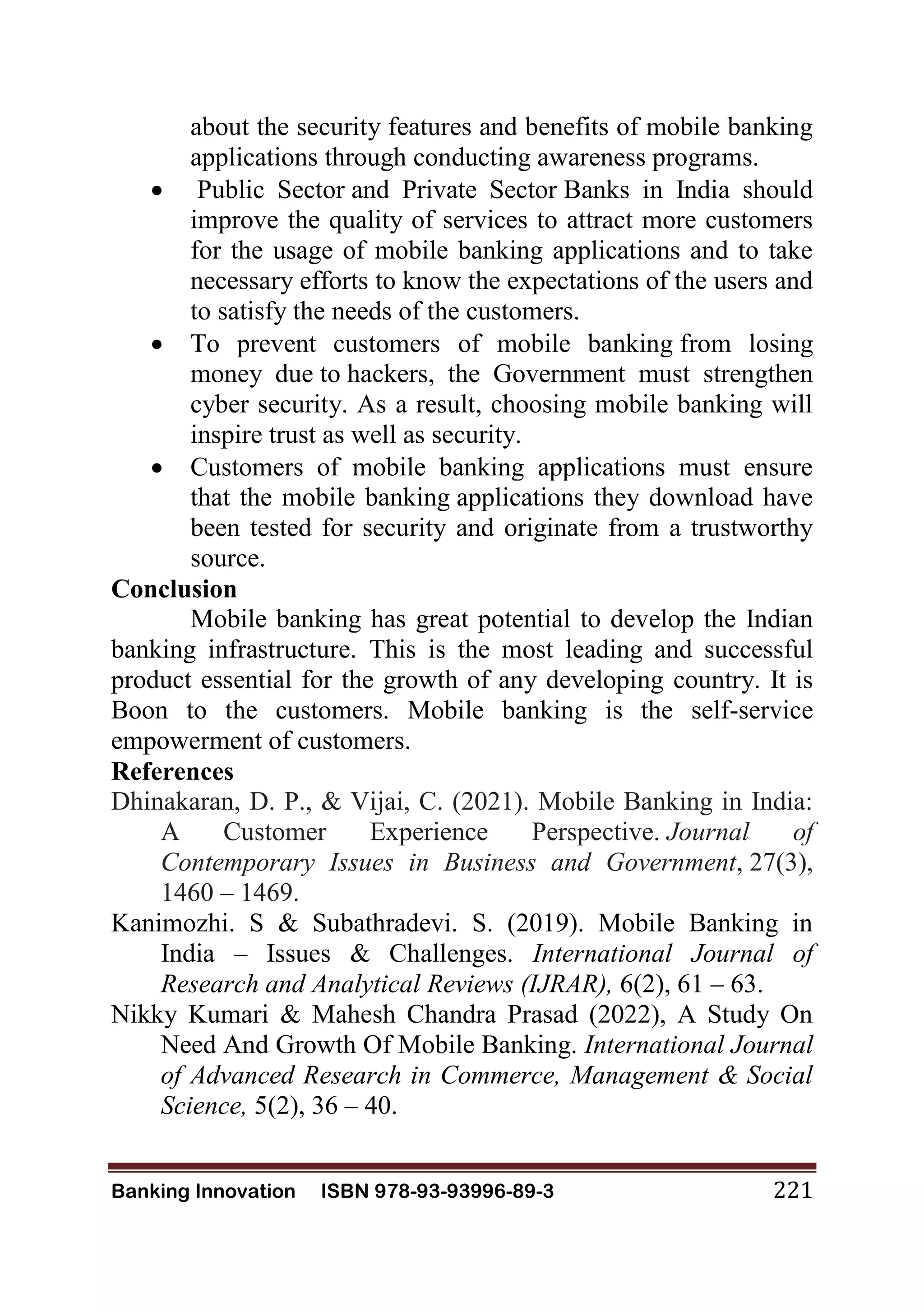 TREND AND CHALLENGES OF MOBILE BANKING IN INDIA | PDF