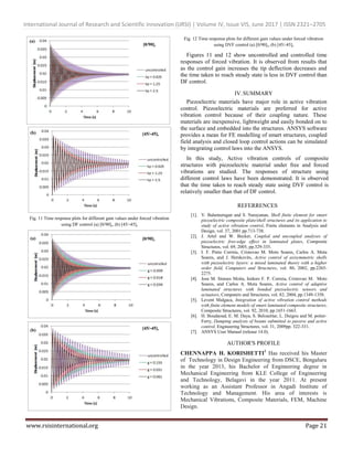 Active Vibration Control of Composite Plate | PDF