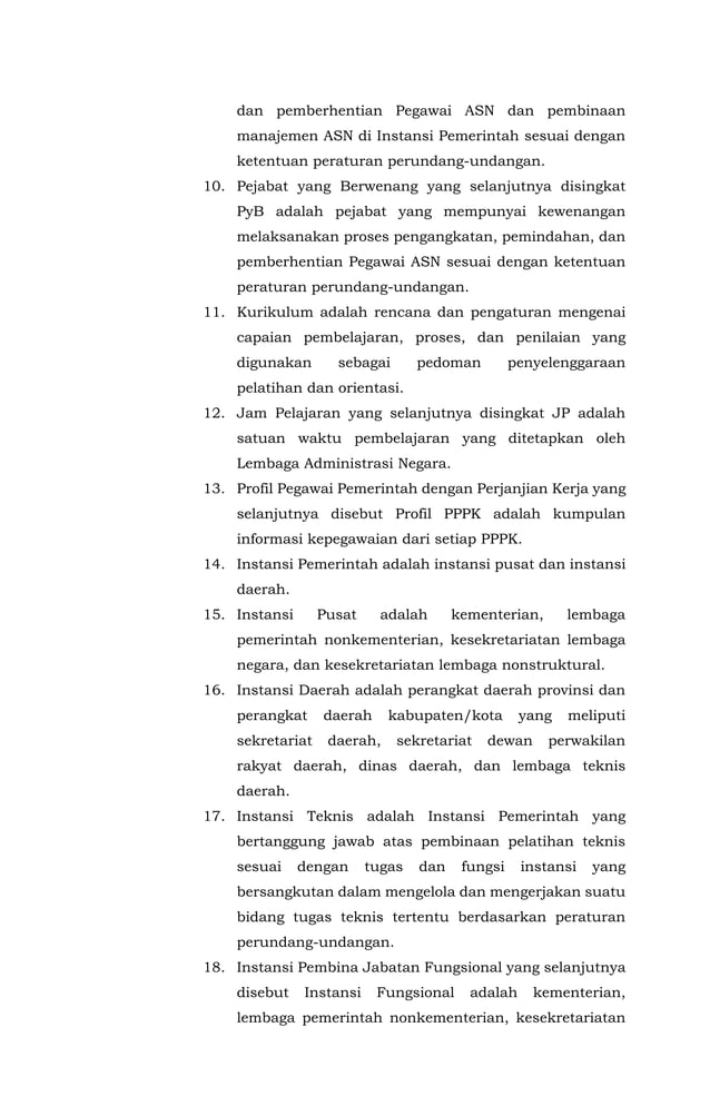 16. salinan peraturan lan no. 15 tahun 2020 tentang pengembangan kompetensi pegawai pemerintah ...