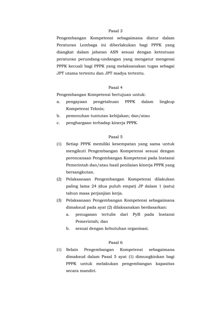 16. salinan peraturan lan no. 15 tahun 2020 tentang pengembangan kompetensi pegawai pemerintah ...