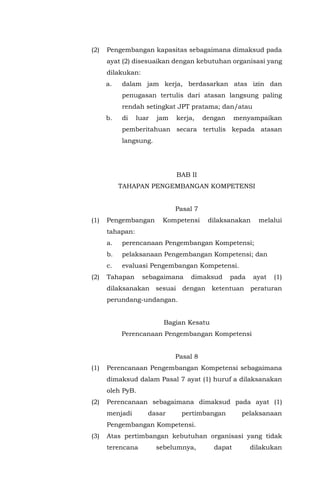 16. salinan peraturan lan no. 15 tahun 2020 tentang pengembangan kompetensi pegawai pemerintah ...
