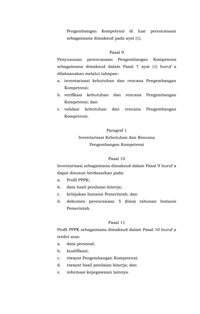 16. salinan peraturan lan no. 15 tahun 2020 tentang pengembangan kompetensi pegawai pemerintah ...
