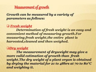 16. Growth parameters-M Sc -E.pptx