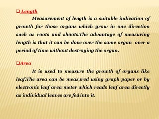 16. Growth parameters-M Sc -E.pptx