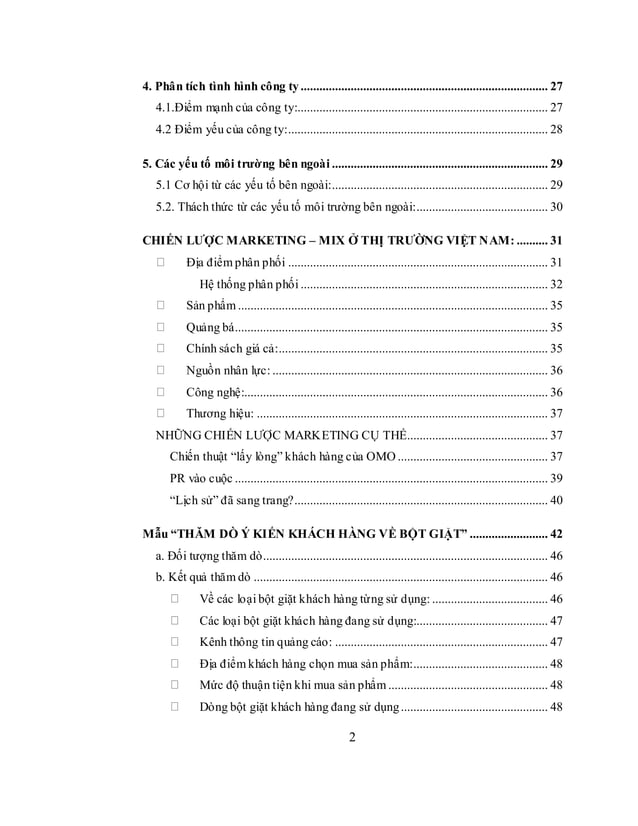 TIỂU LUẬN: TÌM HIỂU CHIẾN LƯỢC KINH DOANH SẢN PHẨM OMO CỦA UNILEVER NHẬN BÀI MIỄN PHÍ ZALO: 0777 ...