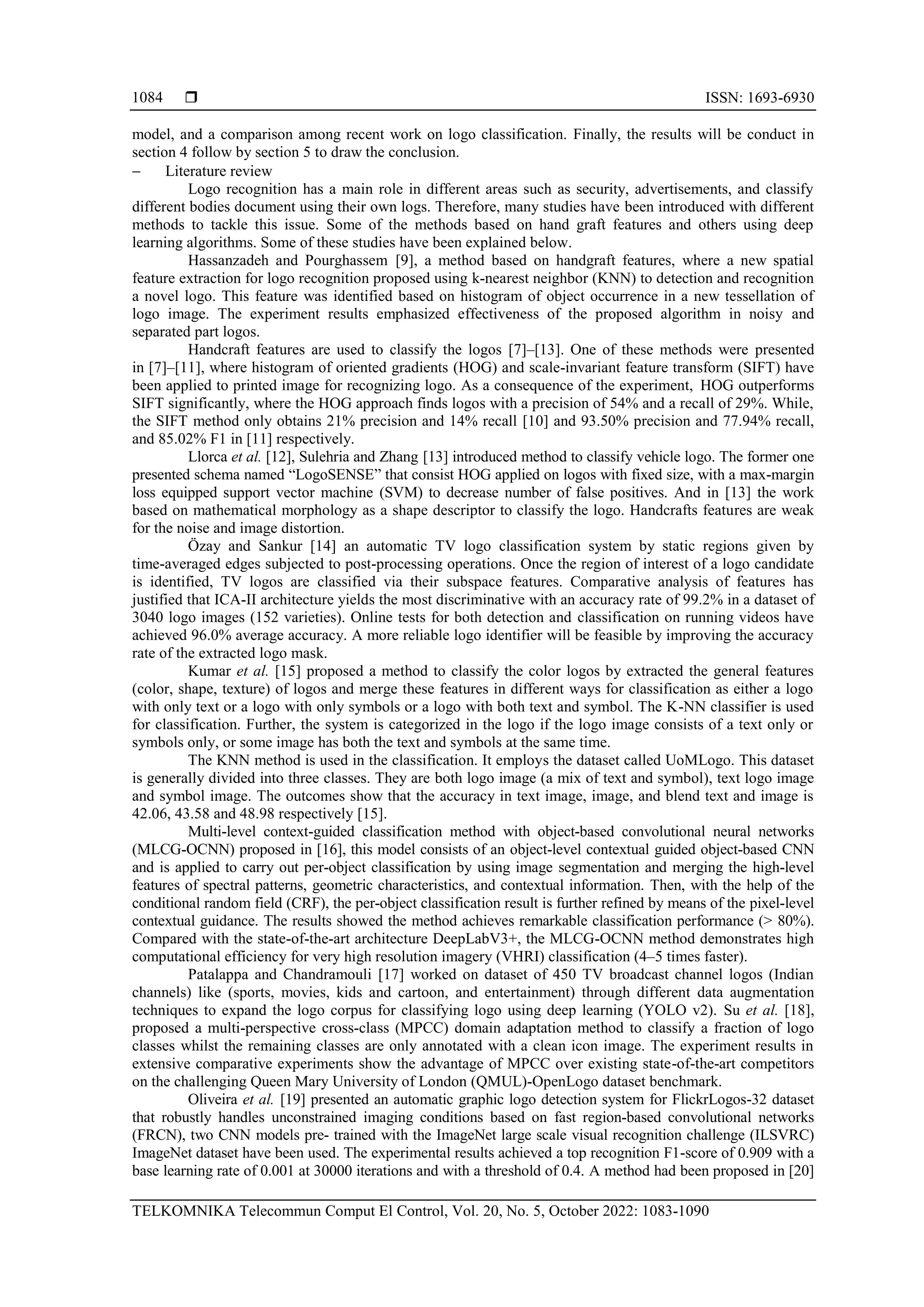 Official logo recognition based on multilayer convolutional neural ...