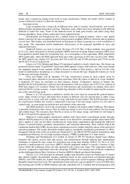 Official logo recognition based on multilayer convolutional neural ne…