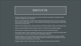 Project based learning | PPT