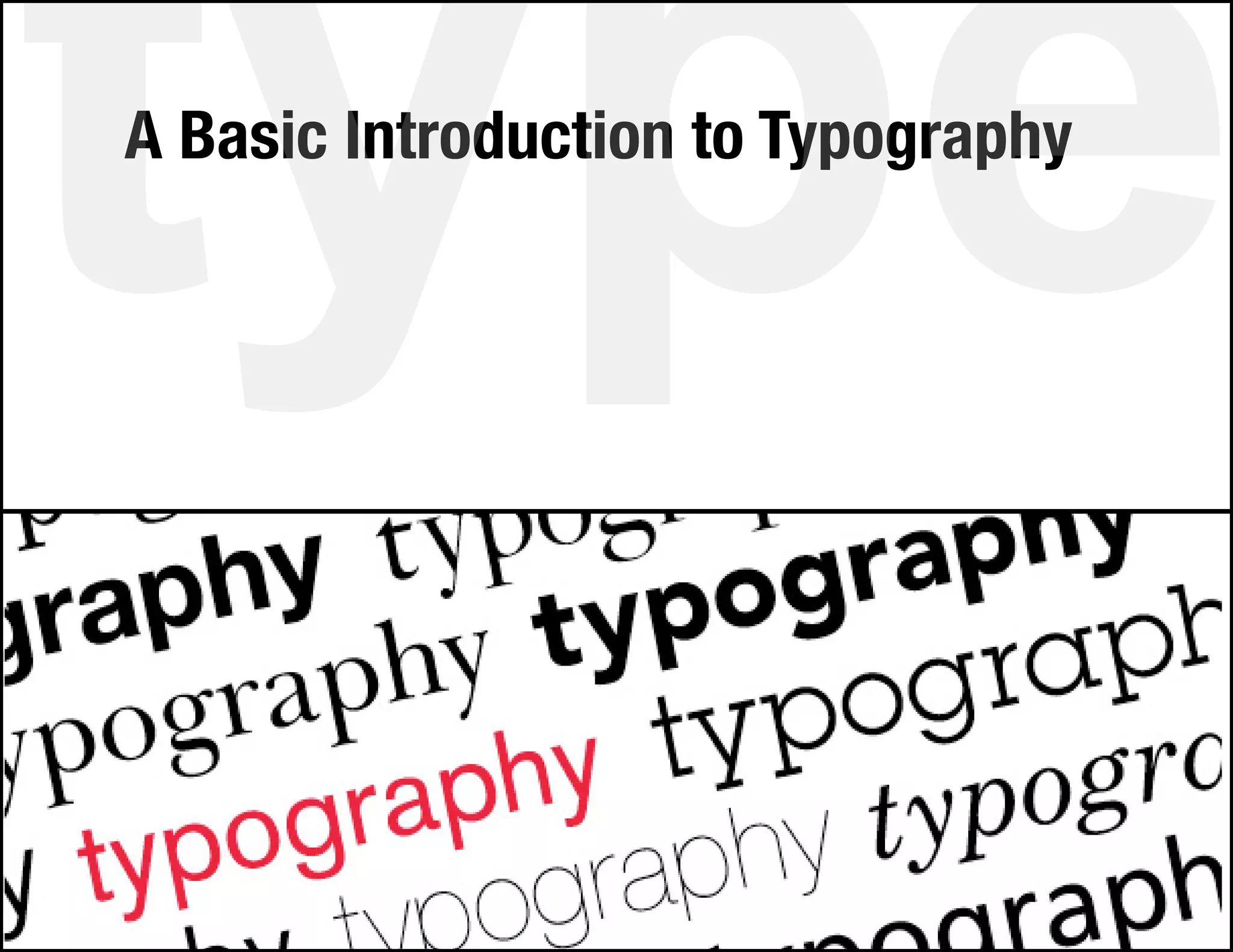 16. A Basic Introduction to Typography (Inglés) (Presentación) autor ...