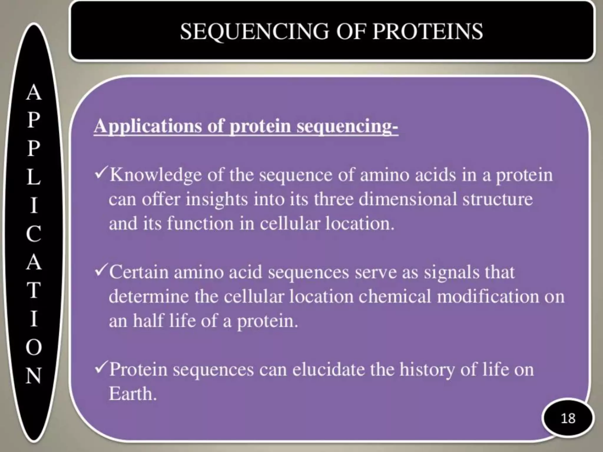 16. Protein sequencing (Biochemistry) | PPT