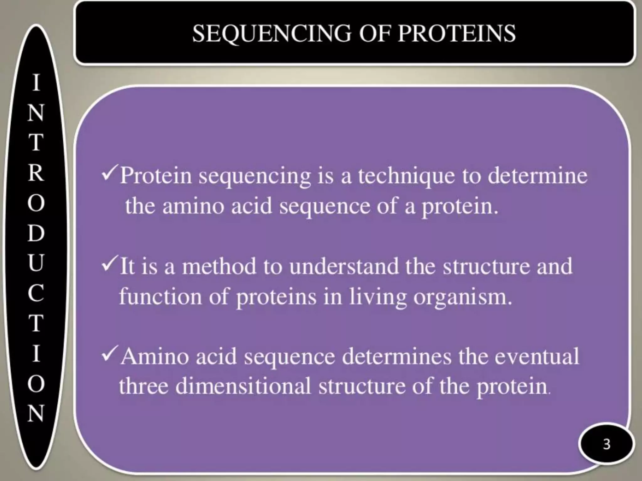 16. Protein sequencing (Biochemistry) | PPT