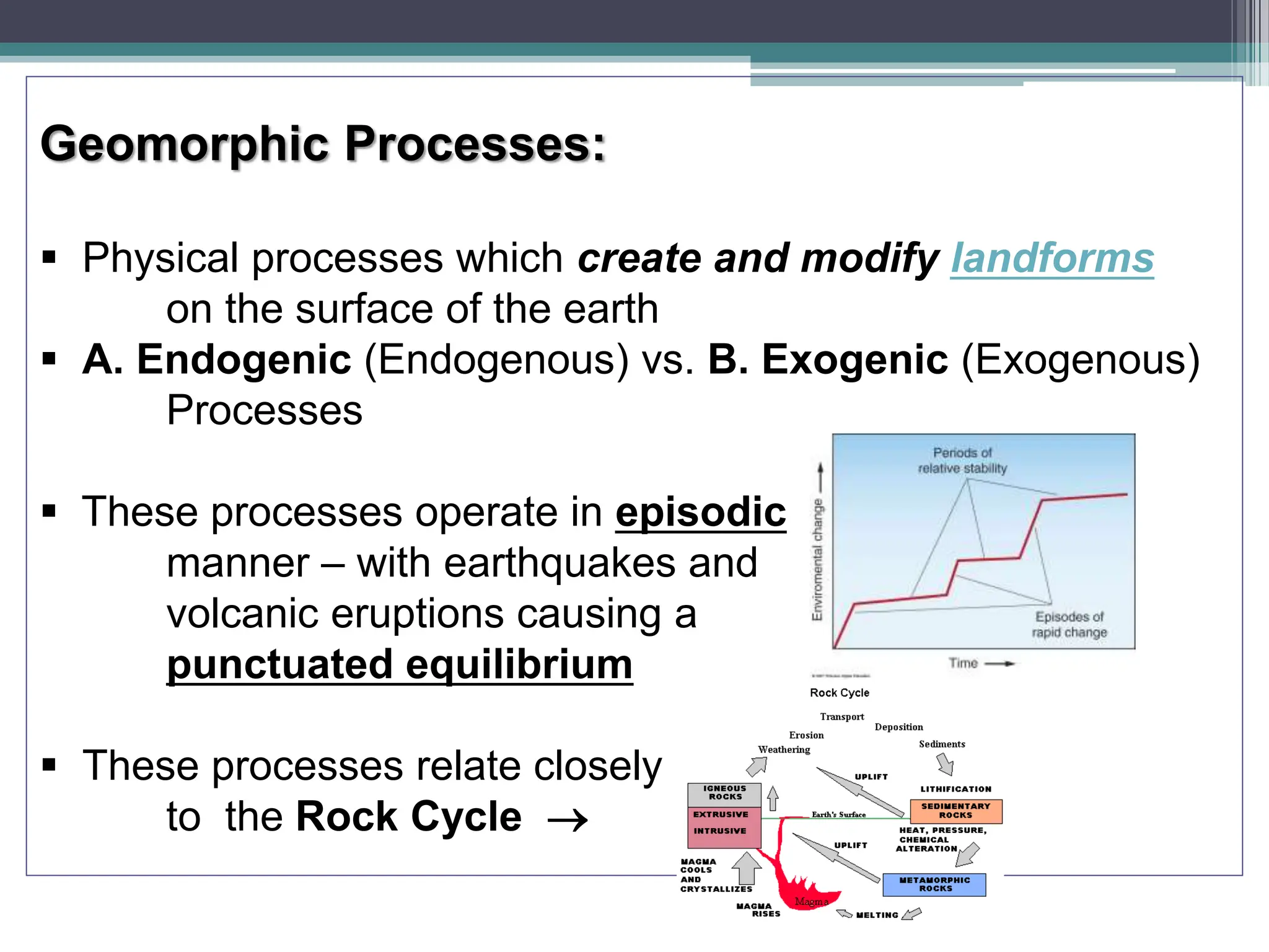 16. Geomorphic Processes II - Exogenic.pptx