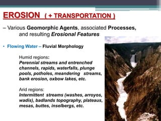 16. Geomorphic Processes II - Exogenic.pptx