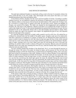 16. Myth of Sisyphus.pdf | Diseases and Conditions | Medical Health