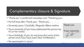 16. Letter writing | PPT