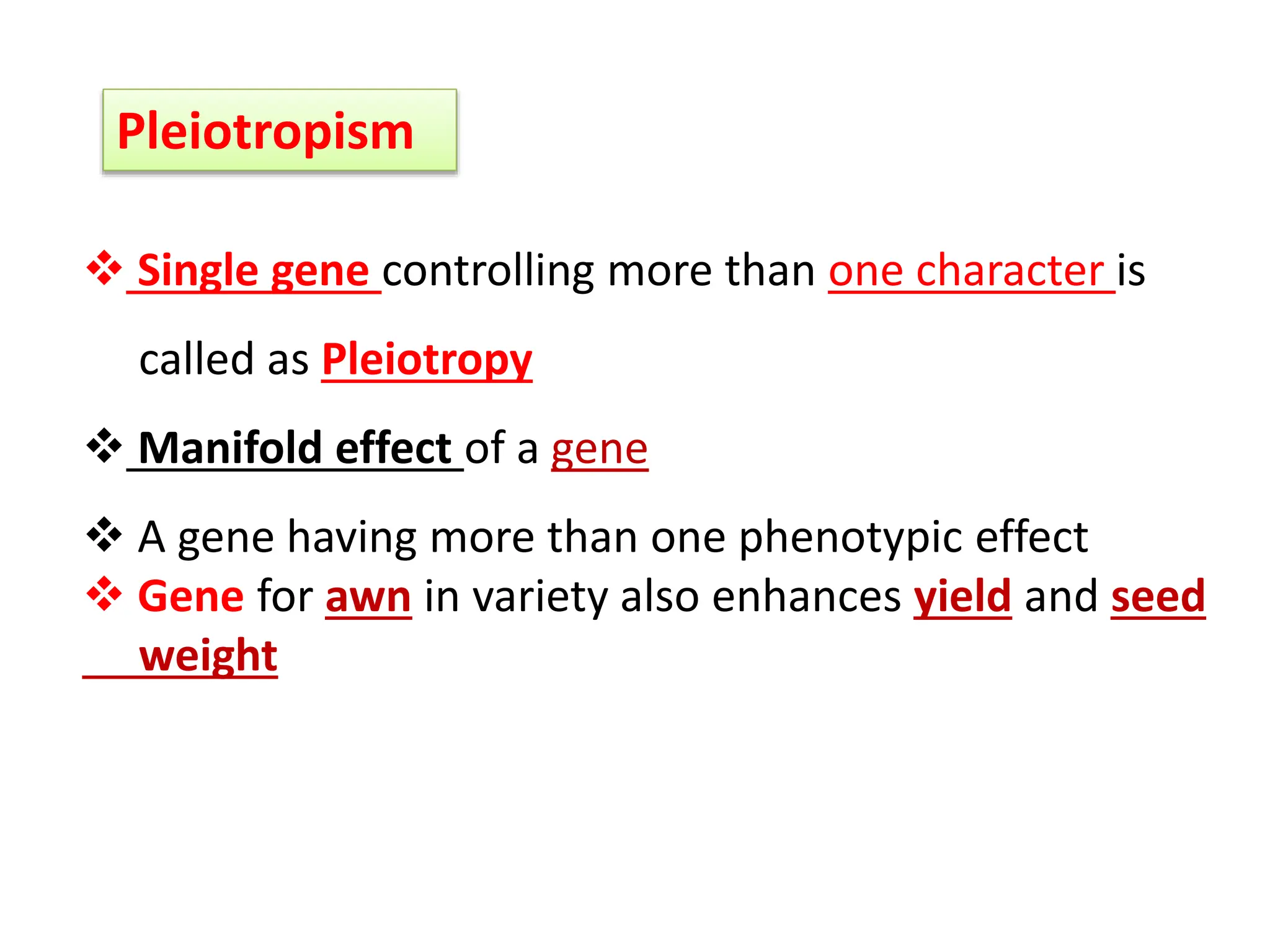 16. Lecture 16 Lethel genes, pleiotropy.ppt