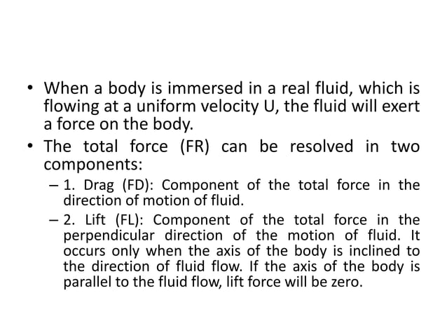 16. Forces on Immersed bodies in fluid .pptx