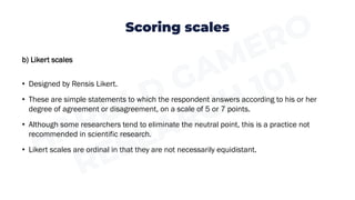 Research 101: Measurements of Constructs | PDF