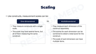 Research 101: Measurements of Constructs | PDF