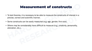 Research 101: Measurements of Constructs | PDF