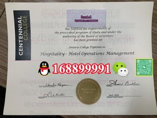 Centennial College degree offer diploma Transcript | PPT