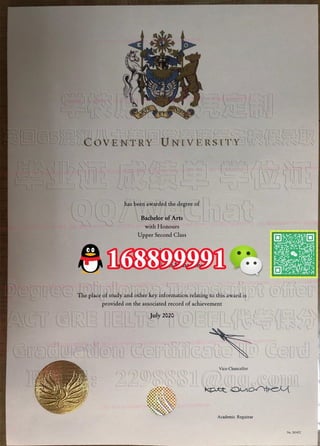 Coventry University degree offer diploma Transcript | PDF