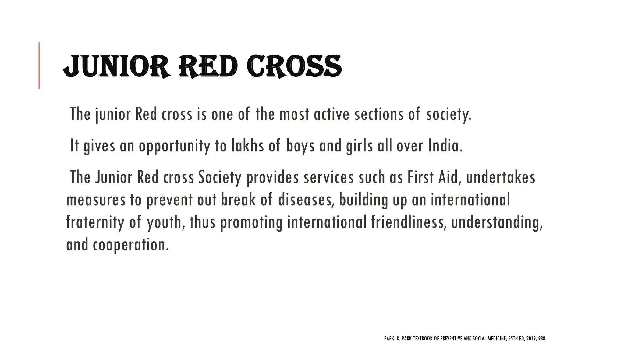 red-cross PPT. A humanitarian organization | PPT
