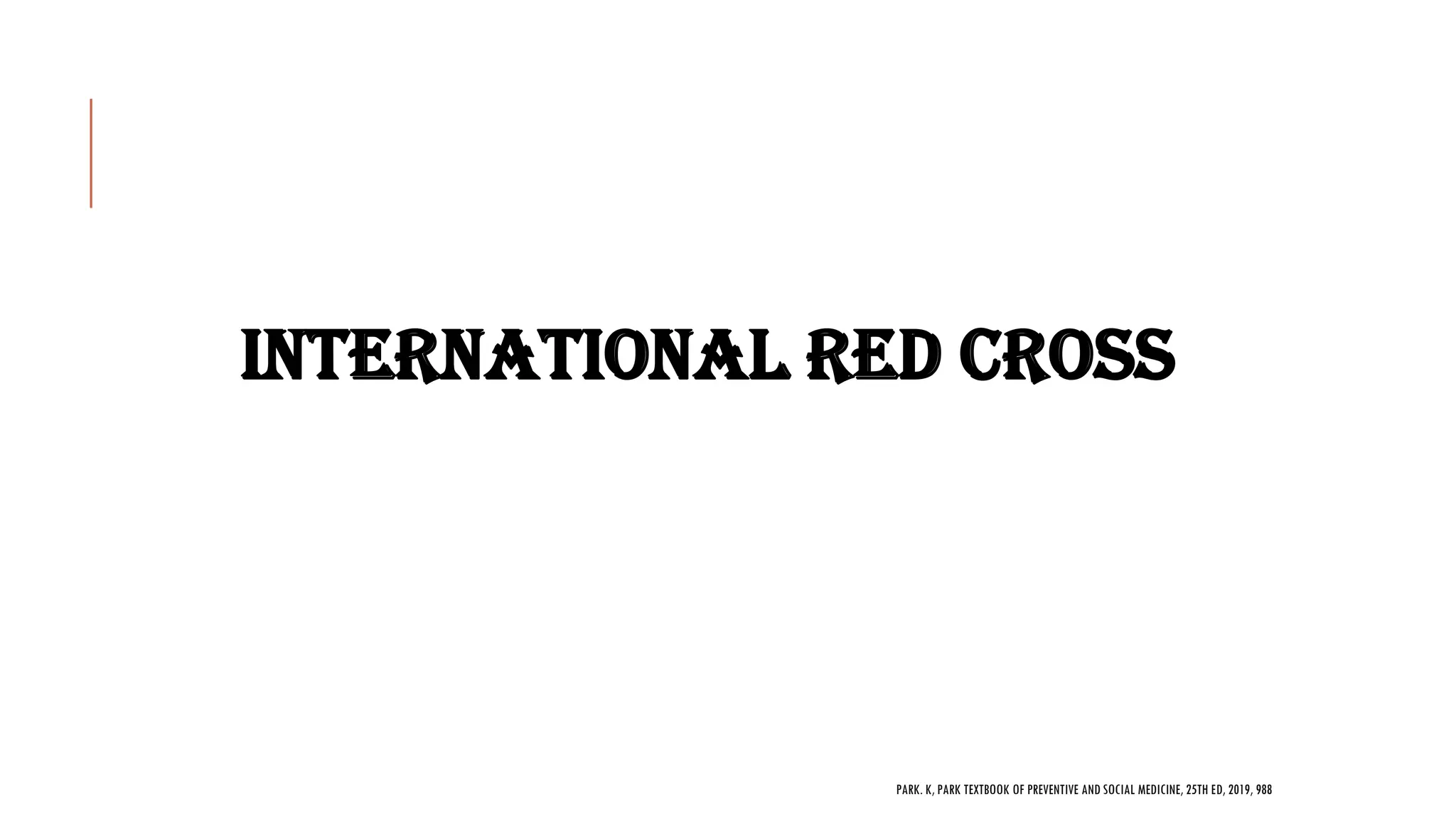 red-cross PPT. A humanitarian organization | PPT