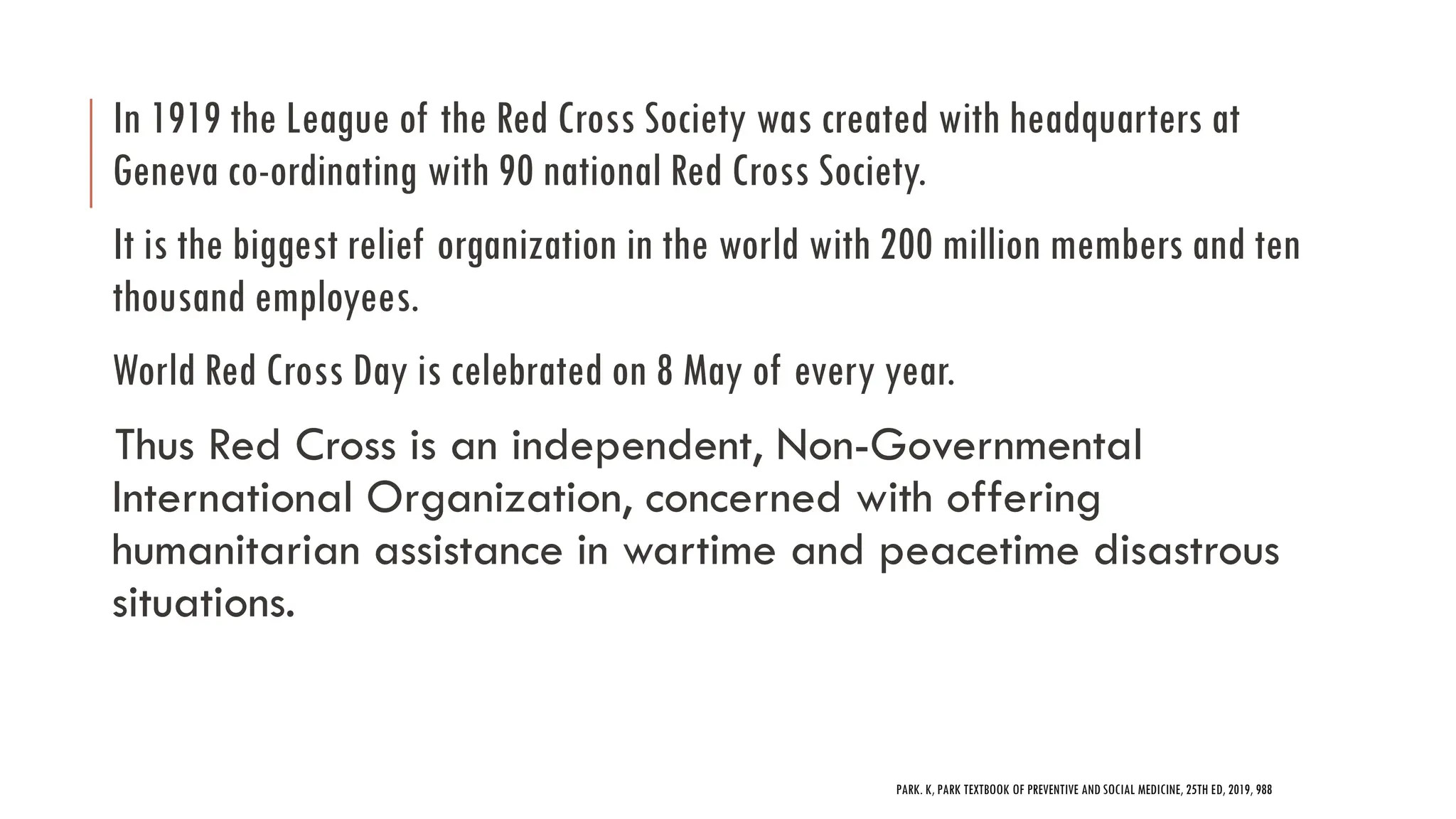 red-cross PPT. A humanitarian organization | PPT
