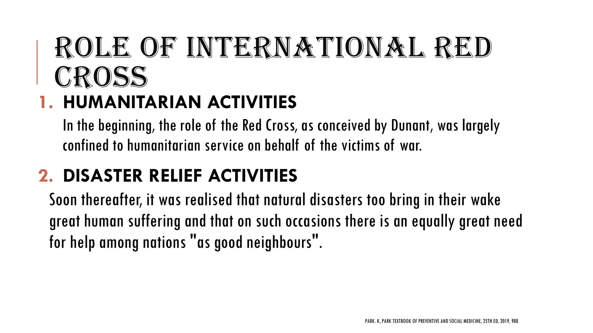 red-cross PPT. A humanitarian organization | PPT