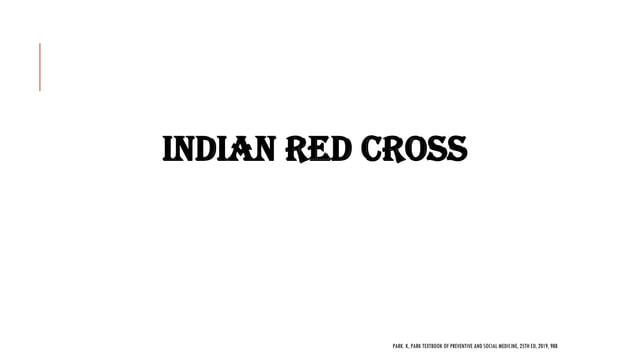 red-cross PPT. A humanitarian organization | PPT