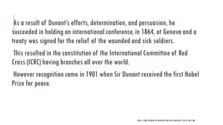 red-cross PPT. A humanitarian organization | PPT