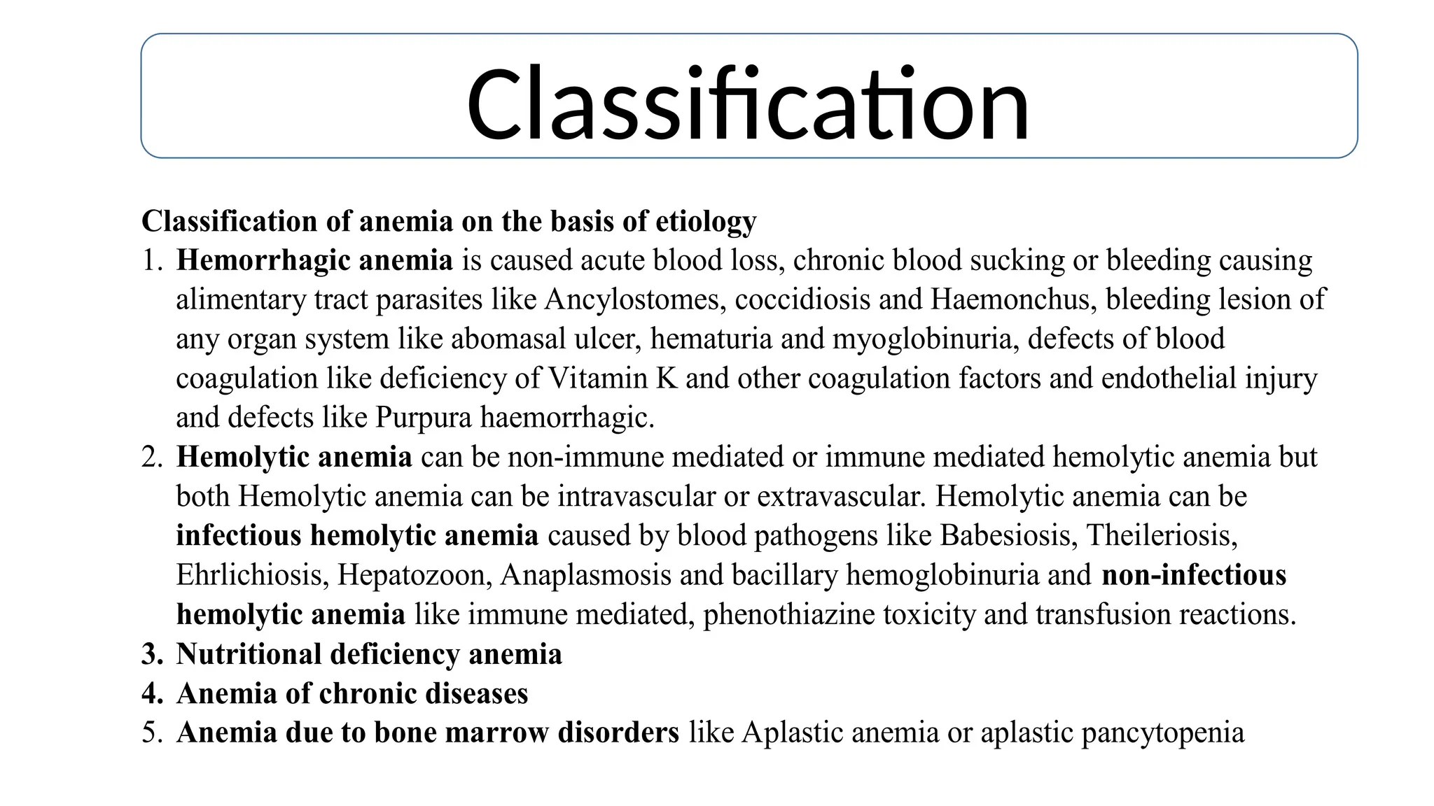 Anemia and its types in Veterinary Medicine.pptx