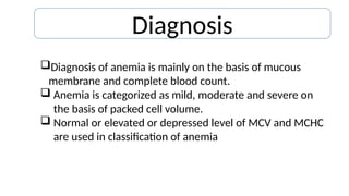 Anemia and its types in Veterinary Medicine.pptx