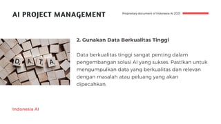16. Sesi 16 AI Project Management_AI Project Management | PDF
